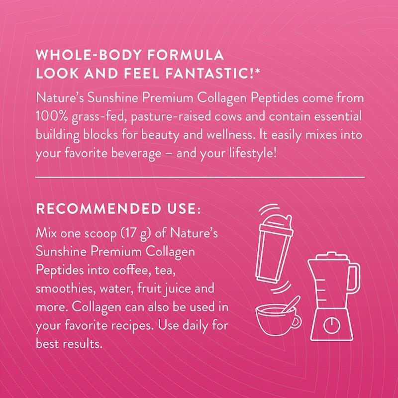 Buy Nature's Sunshine Collagen Premium Peptides 516g Online at Chemist ...