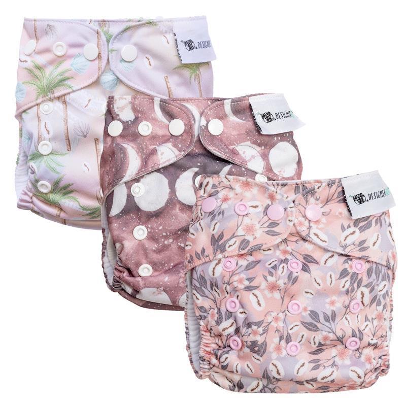 Buy Designer Bums Cloth Nappy Holiday Vibes 3Pack online at Chemist ...