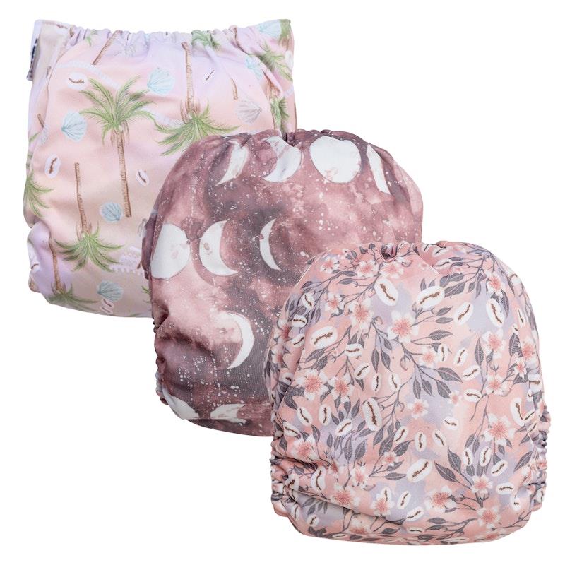 Buy Designer Bums Cloth Nappy Holiday Vibes 3Pack Online at Chemist ...
