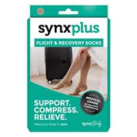 Buy Synxplus Flight & Recovery Socks Beige Medium Online at Chemist ...