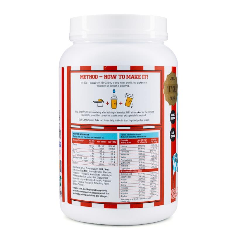 Buy Adonis Gear Whey Protein Isolate (100% WPI) - Double Chocolate ...