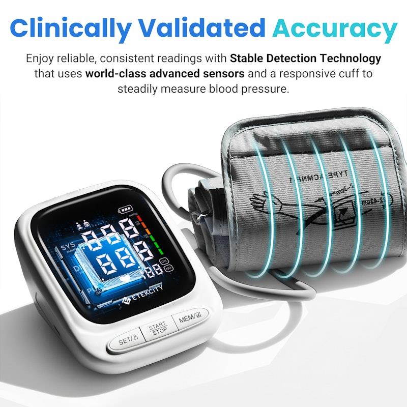 Buy Etekcity Smart Blood Pressure Monitor - White 1pc Online at Chemist ...