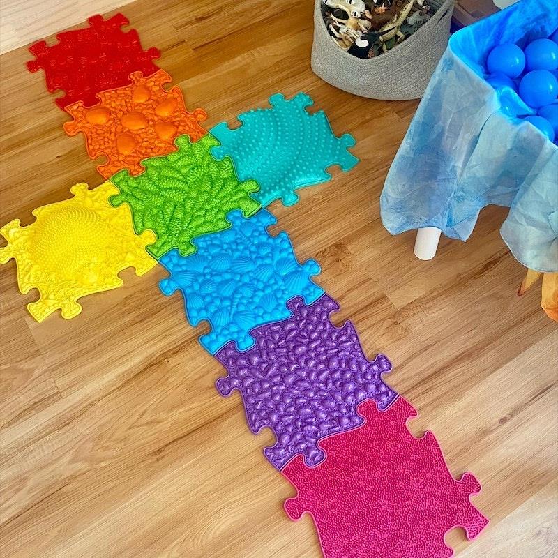 Buy Muffik Rainbow Sensory Play Mat Set Online at Chemist Warehouse®