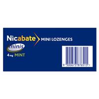 Buy Nicabate Minis 4mg 120 Lozenges Exclusive Size Online at Chemist ...