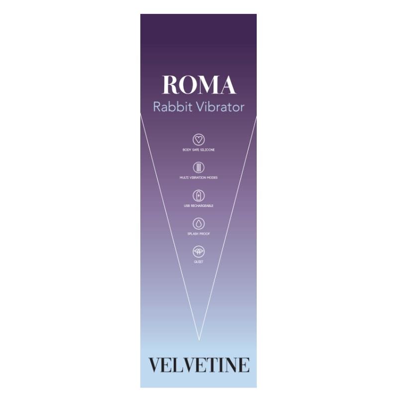 Buy Velvetine Roma Rabbit Vibrator Purple 1pc Online at Chemist Warehouse®