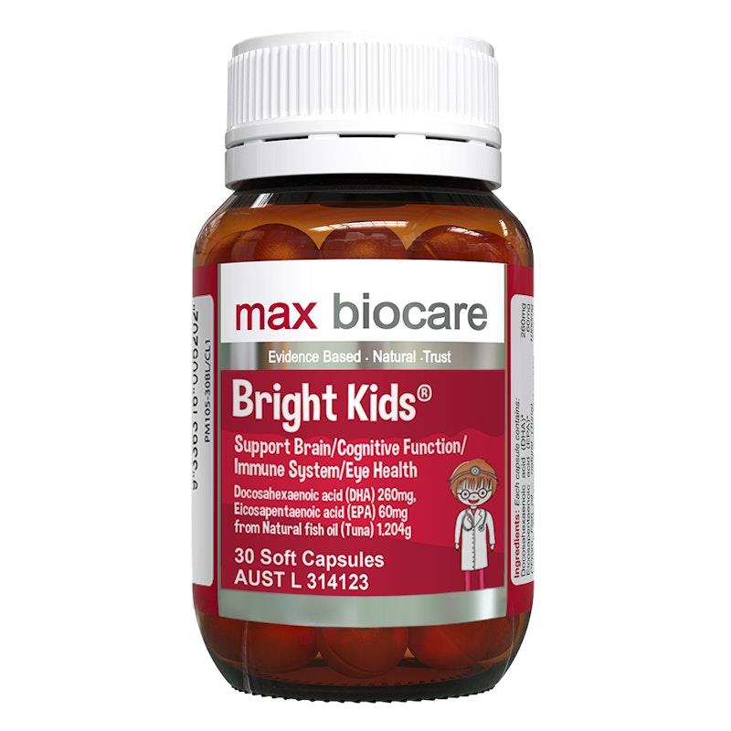 Buy Max Biocare Bright Kids® 30Capsules online at Chemist Warehouse
