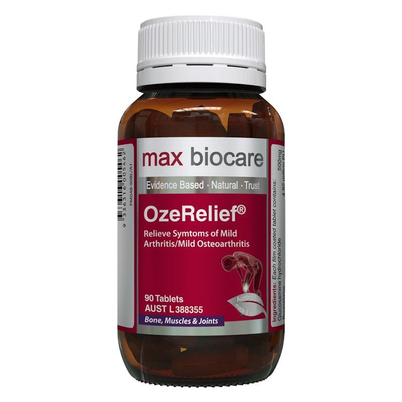Buy Max Biocare OzeRelief 90Tablets online at Chemist Warehouse