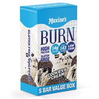 Buy Maxine's Burn Bars Cookies & Cream 5 x 40g Online at Chemist Warehouse®