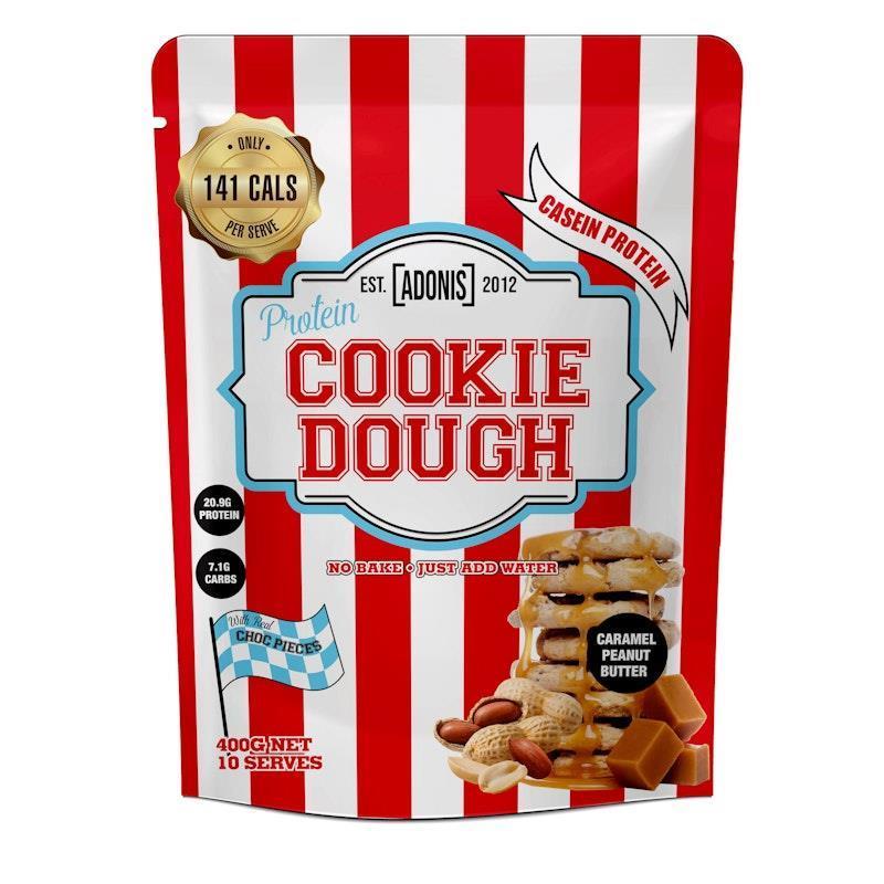Buy Adonis Gear Protein Cookie Dough (Casein Protein) - Caramel Peanut ...