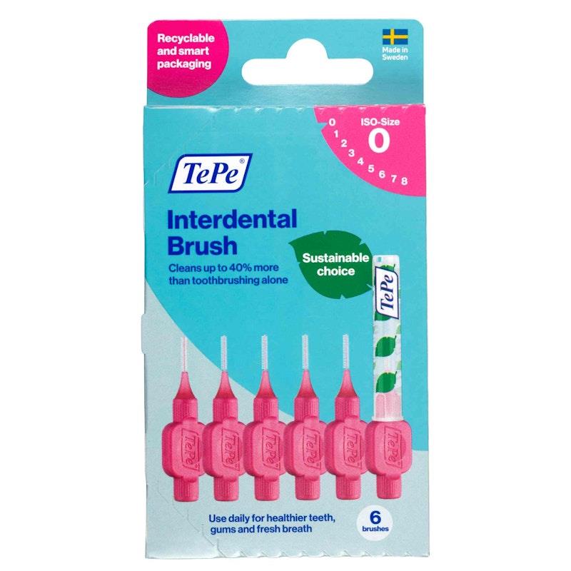 Buy TePe Interdental Brushes - Original Pink-Size 0 online at Chemist ...