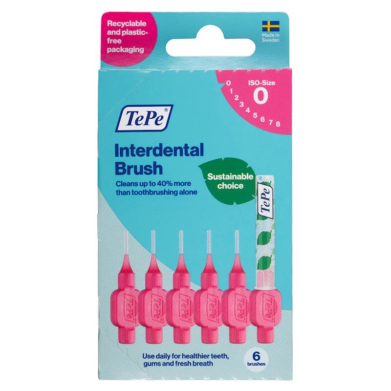 Buy TePe Interdental Brushes - Original Pink-Size 0 Online at Chemist ...