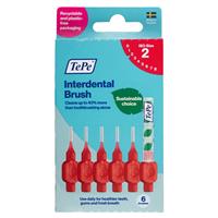 Buy TePe Interdental Brushes - Original Red-Size 2 Online at Chemist ...
