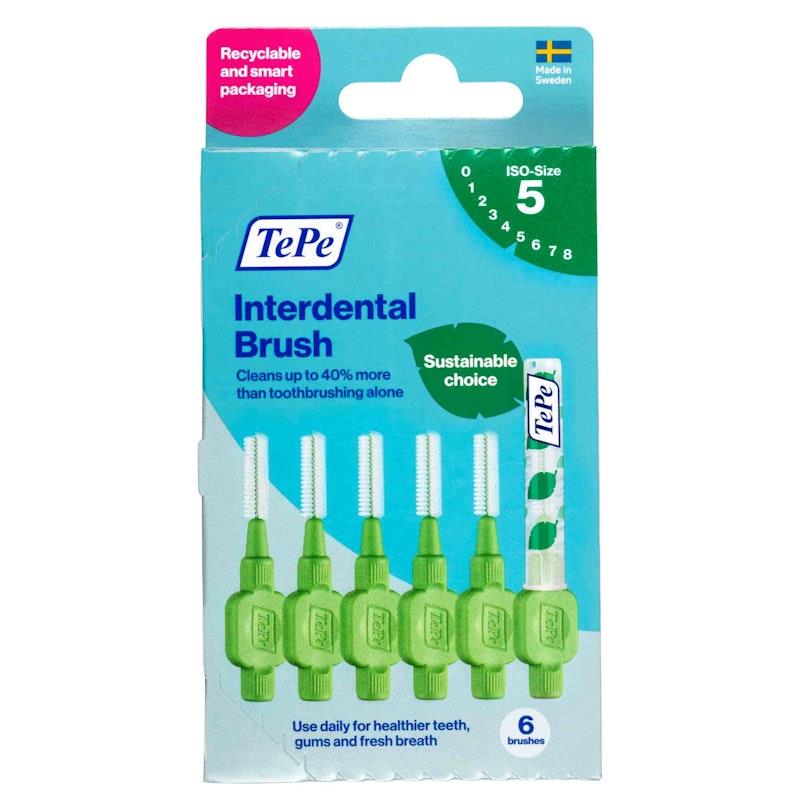 Buy TePe Interdental Brushes - Original Green-Size 5 online at Chemist ...