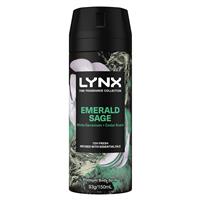 Buy LYNX Fine Fragrance Emerald Sage Premium Body Spray 150ml Online at ...