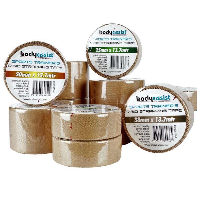Buy BodyAssist Rigid Strapping Tape - Finger 1.25cm x 13.7m x 6 Rolls ...