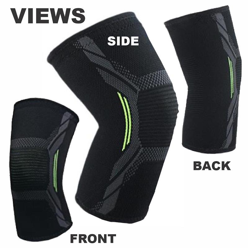 Buy BodyAssist Contoured 4-Way Sports Elastic Knee Sleeve x 2 Bundle ...