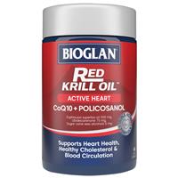 Buy Bioglan Red Krill Oil Active Heart 60 Capsules Online at Chemist ...