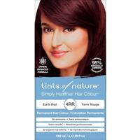 Buy Tints of Nature 4RR Earth Red Permanent Hair Dye 130ml Online at ...