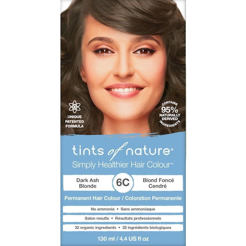 Buy Tints of Nature 6C Dark Ash Blonde Permanent Hair Dye 130ml online ...