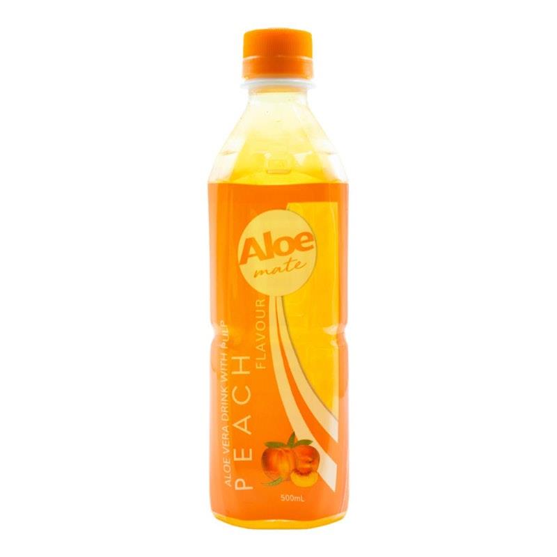 Buy Aloe Mate Aloe Vera 500mL Peach 20Pack Online at Chemist Warehouse®
