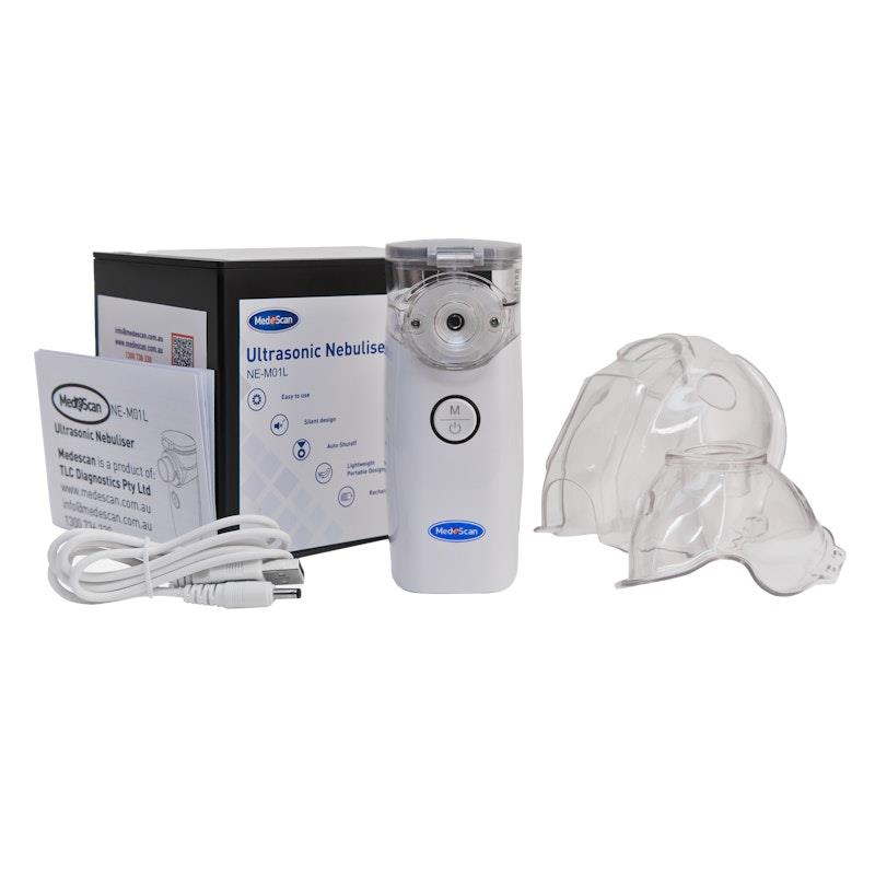 Buy MedeScan Nebuliser + Ultrasonic Portable Mesh Nebuliser Bundle ...