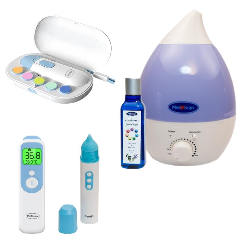 Buy MedeScan Rainbow Mist Humidifer + Special Blend + I'il Booger ...