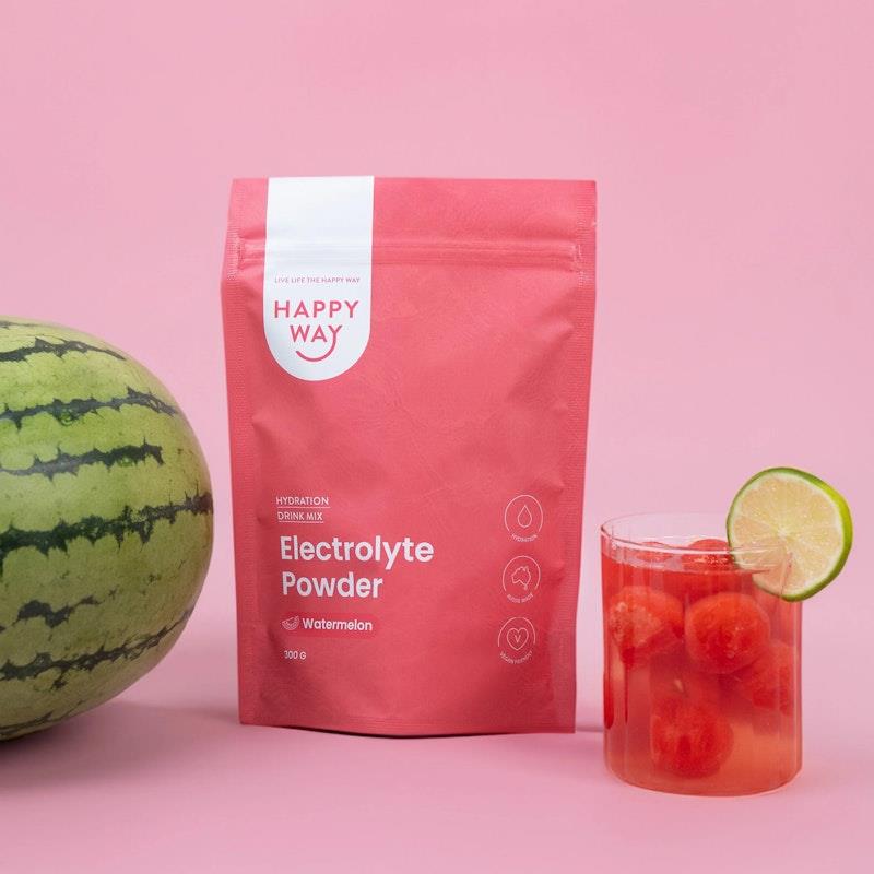 Buy Happy Way Watermelon Electrolytes Powder 300g Online at Chemist ...