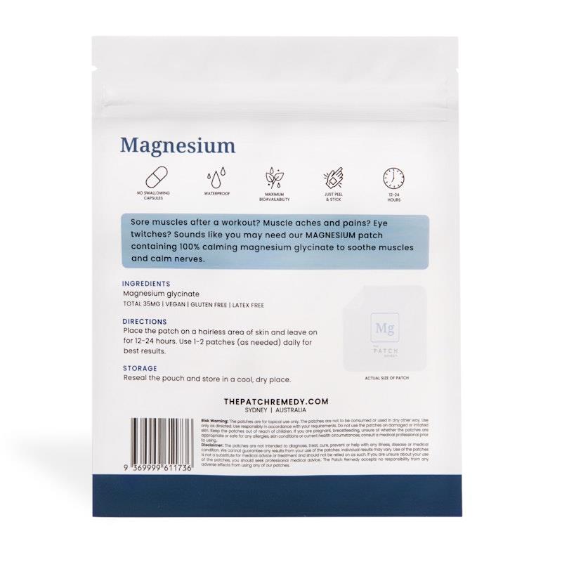 Buy The Patch Remedy Magnesium Patches 30 Patches 1Pack Online at ...