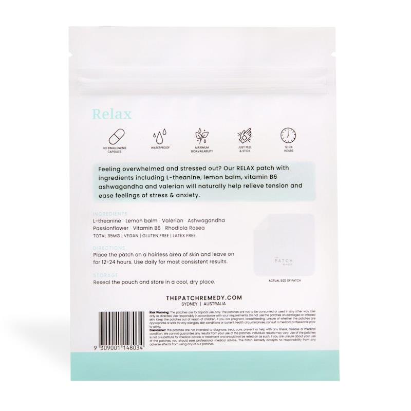 Buy The Patch Remedy Relax Patches 30 Patches 1Pack Online at Chemist ...