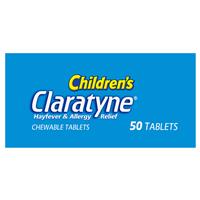 Buy Claratyne Childrens Grape 50 Chewable Tablets Online at Chemist ...
