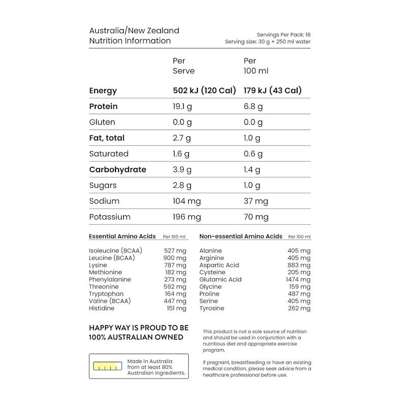 Buy Happy Way Chocolate Hazelnut Whey Protein Powder 500g Online at ...