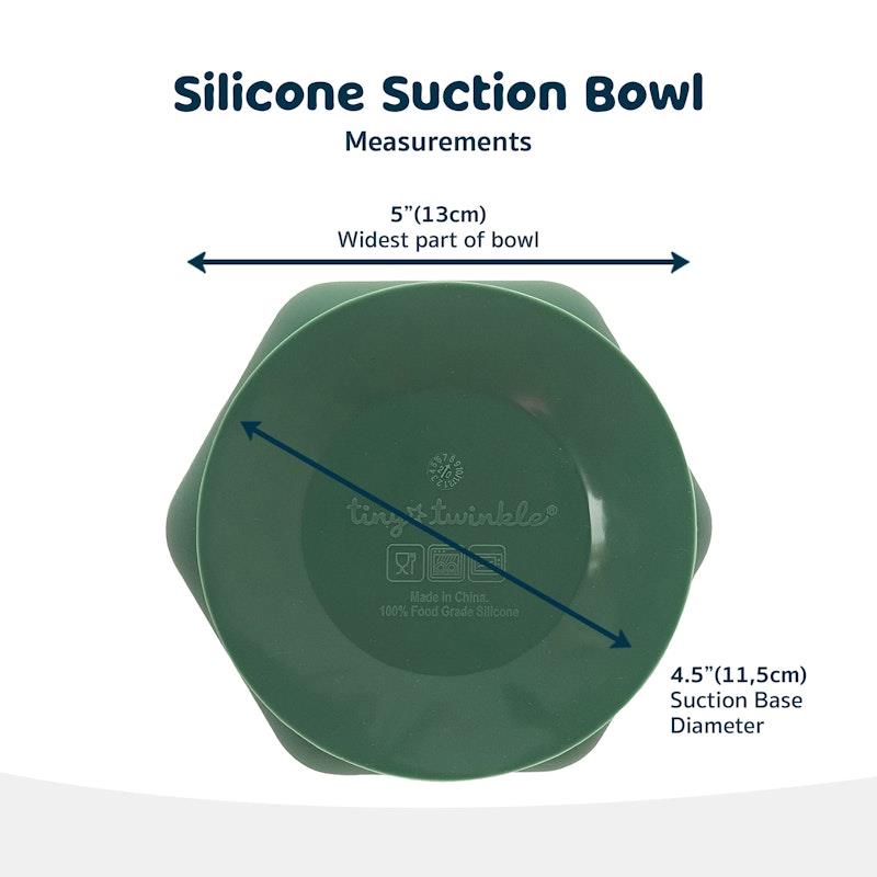 Buy Tiny Twinkle Silicone Suction Bowl Olive Green Online at Chemist ...