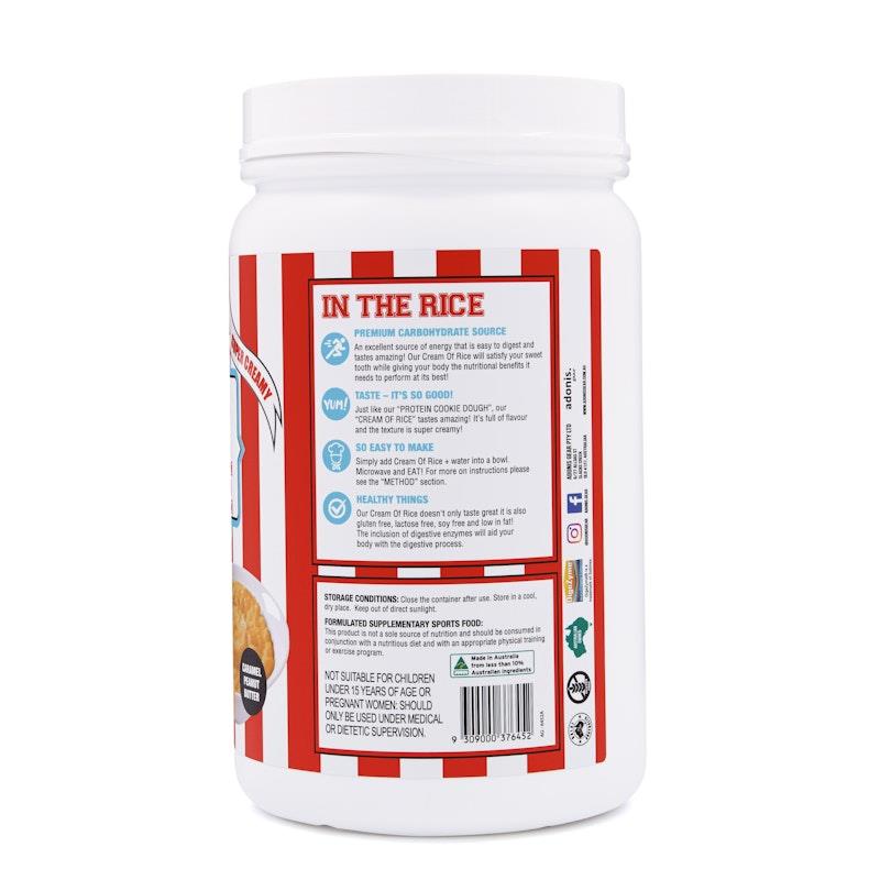 Buy Adonis Gear Sweet Cream Of Rice (Carbohydrates) - Caramel Peanut ...
