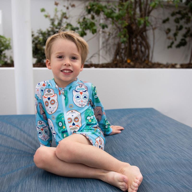 Buy tyoub Long Sleeve All-In-One Sunsuit Skulls Amigo Kids 4years ...