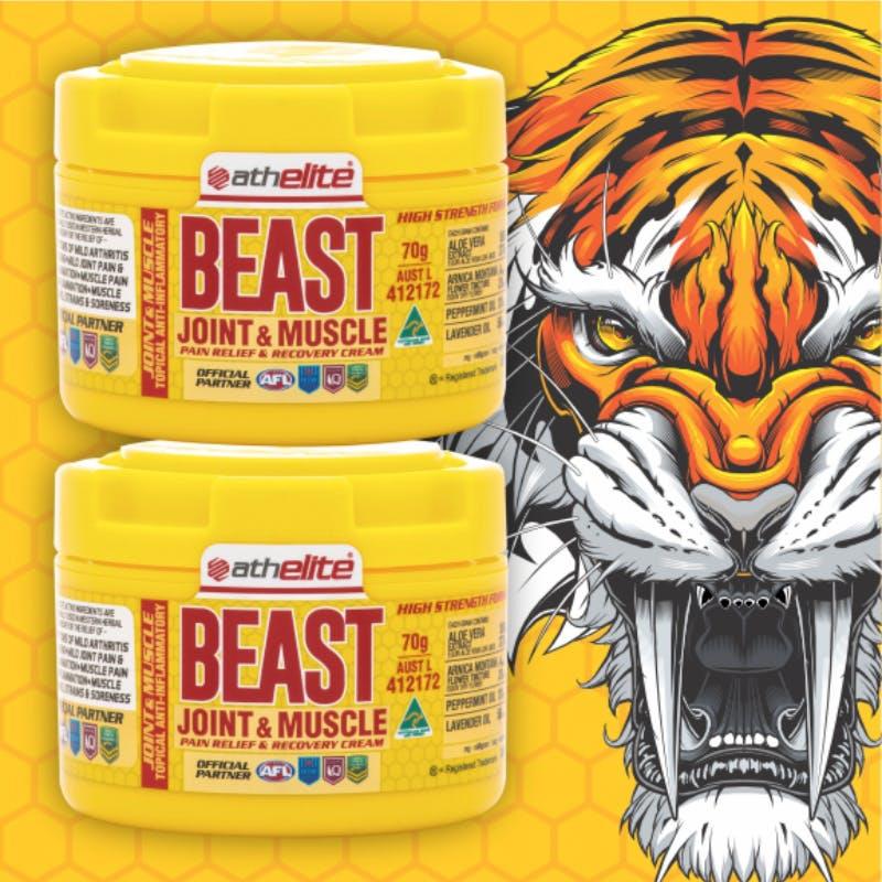 Buy Athelite Beast Joint & Muscle Pain Relief & Recovery Cream 70g ...