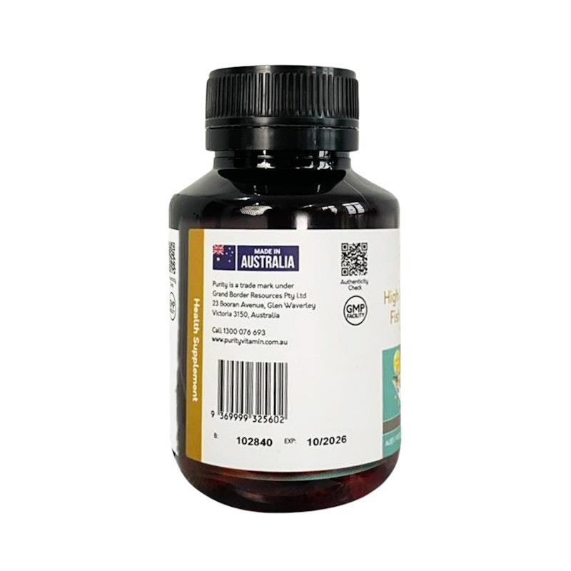 Buy Purityfic Omega Odourless Fish Oil + Vitamin D3 60 Soft Capsules ...
