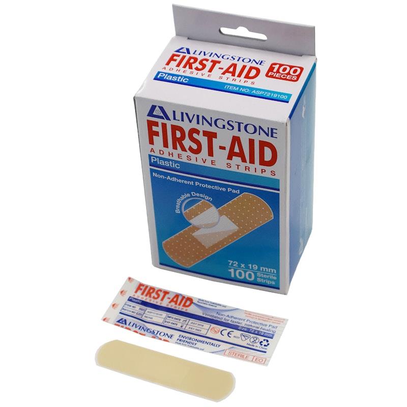 Buy Livingstone Superior Adhesive Plastic Strips 100 Pieces online at ...