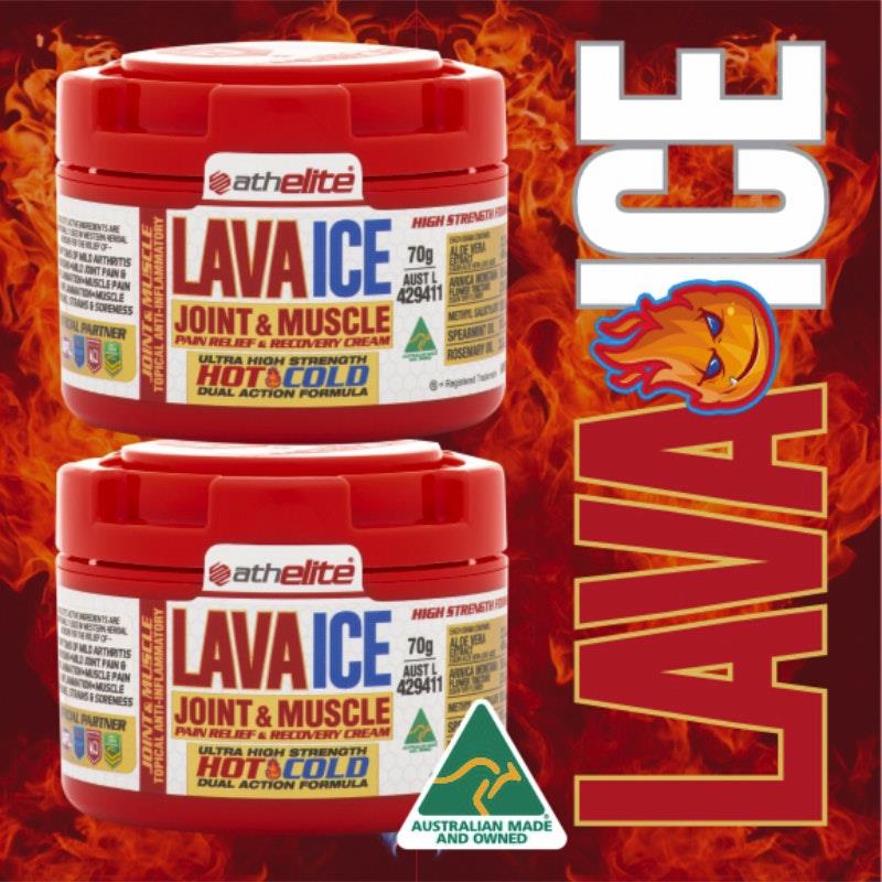 Buy Athelite Lava Ice Joint & Muscle Pain Relief & Recovery Cream 70g ...