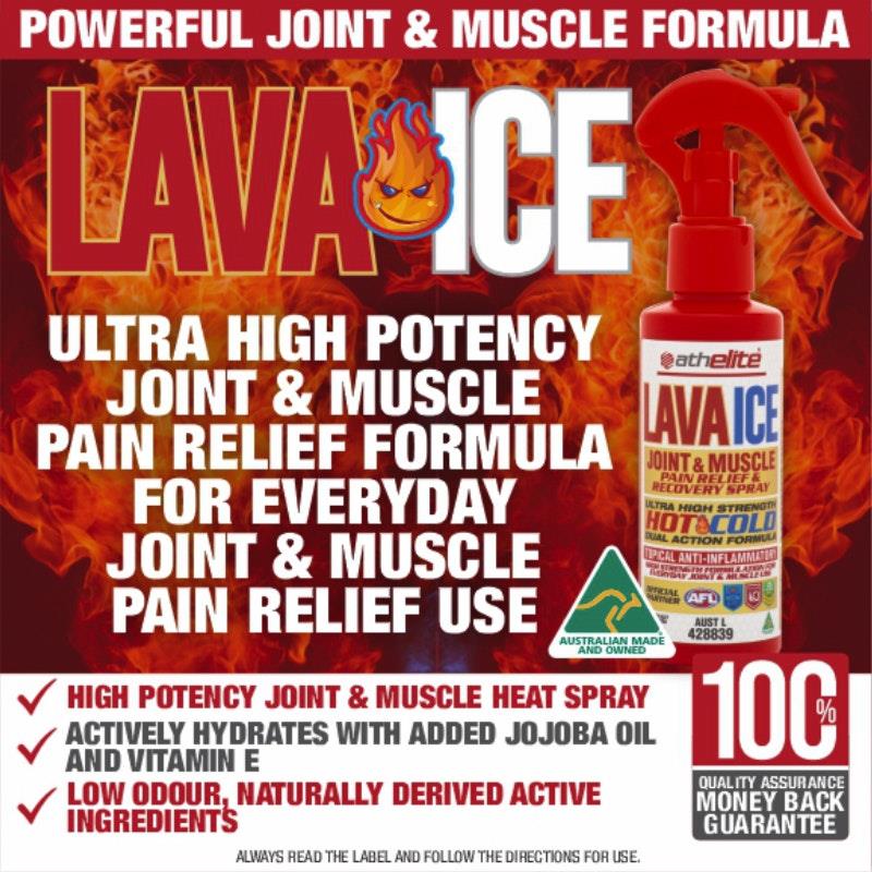 Buy Athelite Lave Ice Joint & Muscle Pain Relief & Recovery Spray 100ml ...