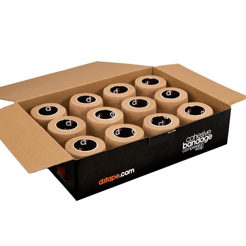Buy d3 Cohesive Wrap 75mm x 5m Beige Box of 12 Rolls Online at Chemist ...