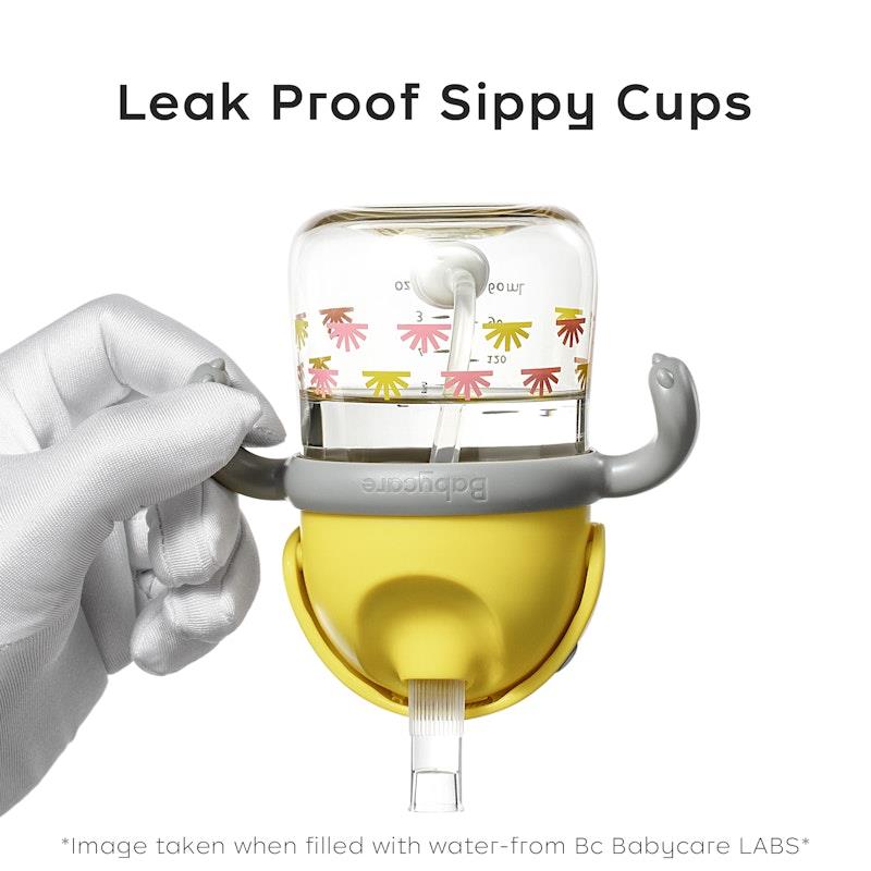 Buy Bc Babycare T-REX TOBY Weighted Straw Sippy Cup 150ml (with Handle) Yellow Online at Chemist ...