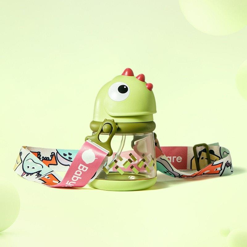 Buy Bc Babycare T-REX TOBY Weighted Straw Sippy Cup 300ml (with Strap) Green Online at Chemist ...