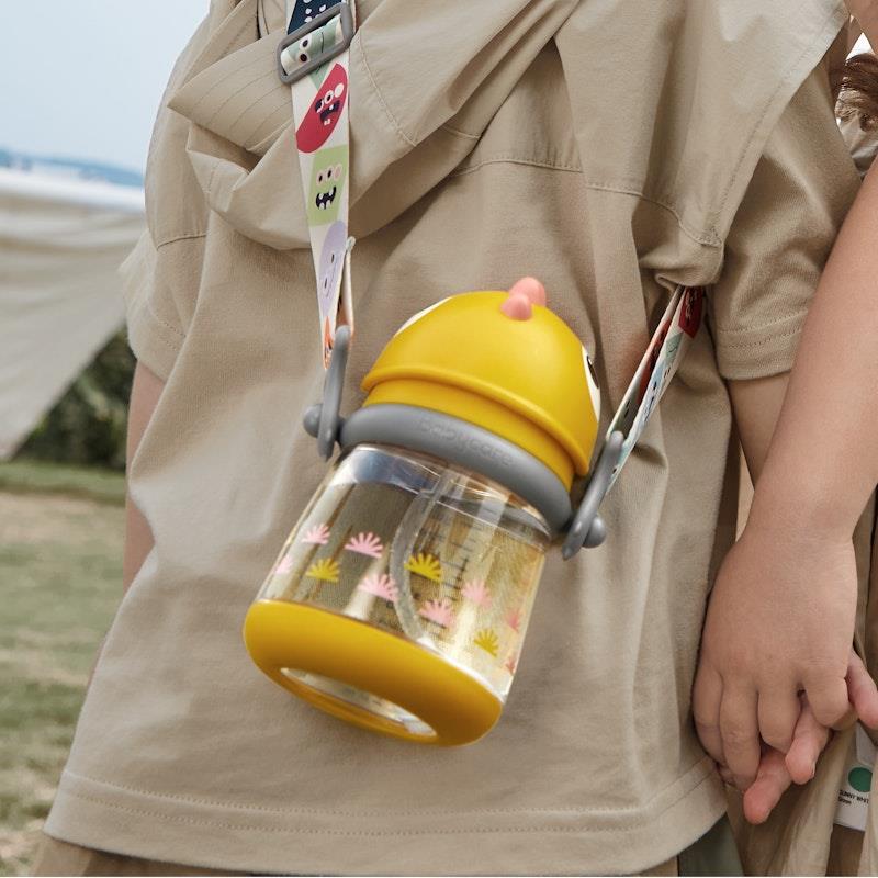 Buy Bc Babycare T-REX TOBY Weighted Straw Sippy Cup 300ml (with Strap) Yellow Online at Chemist ...
