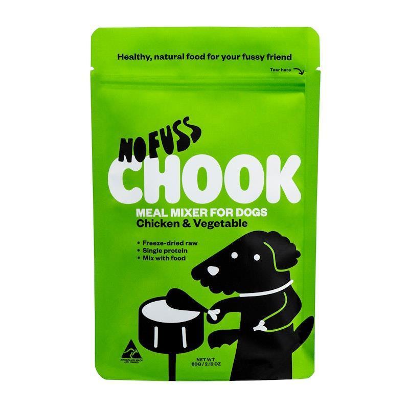 Buy No Fuss Chook & Vegetables Meal Mixer Dog Food 60g online at ...