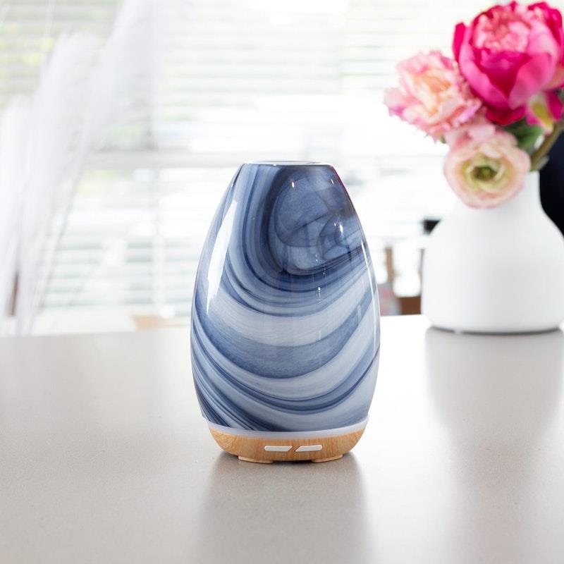 Buy Lively Living Aroma-Swirl Glass Diffuser Denim Online at Chemist ...