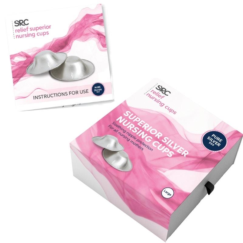 Buy SRC Relief Superior Silver Nursing Cups Large Online at Chemist ...
