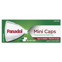 Buy Panadol 500mg 16 Mini Caplets Online at Chemist Warehouse®