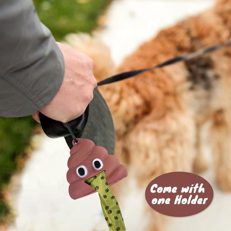 Buy Living Today Pet Dog Poop Dispenser and 135 Biodegradable Unscented ...