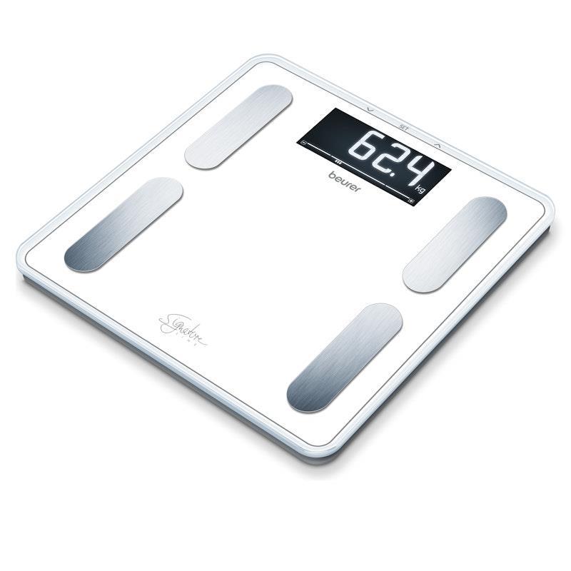 Buy Beurer BF400W Digital Glass Body Fat Scale: Signature Line White ...