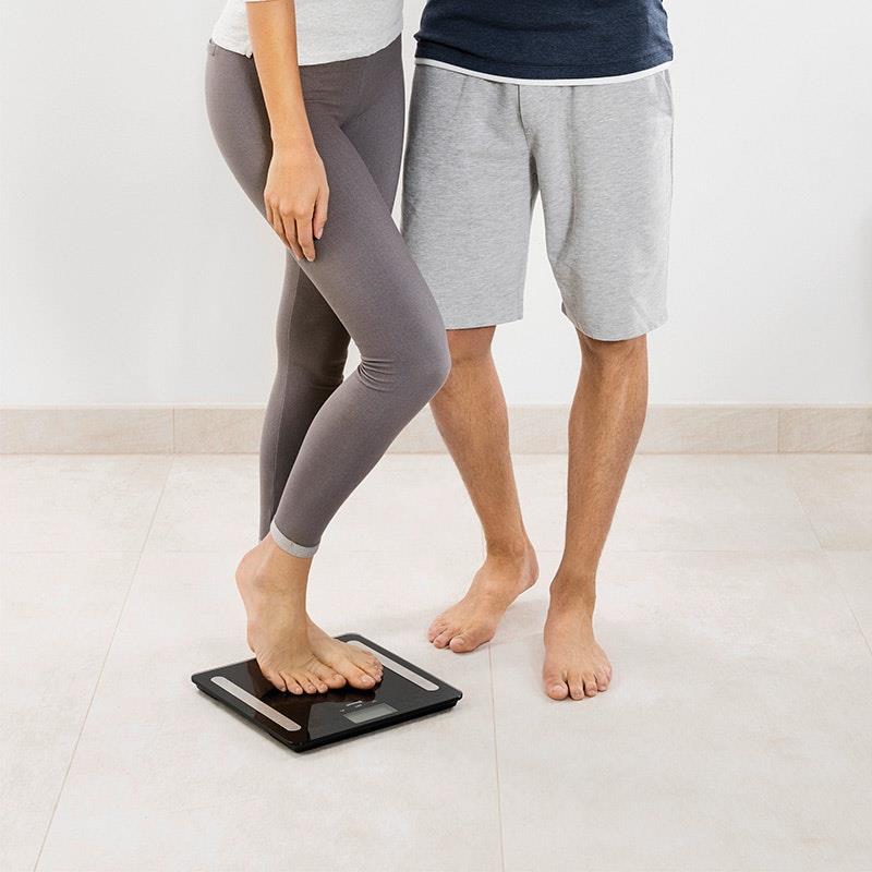 Buy Beurer BF600B Bluetooth Glass Body Fat Scale: Pure Black 1unit ...